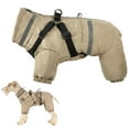 4 legs dog Winter Coat, Full Body Warm Dog Jacket with Built-in Harness ...