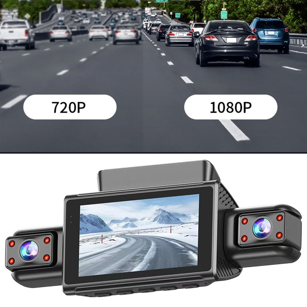 4-lens 1080P Car Dash Cam For Night Vision DVR Lens Camera Driving ...