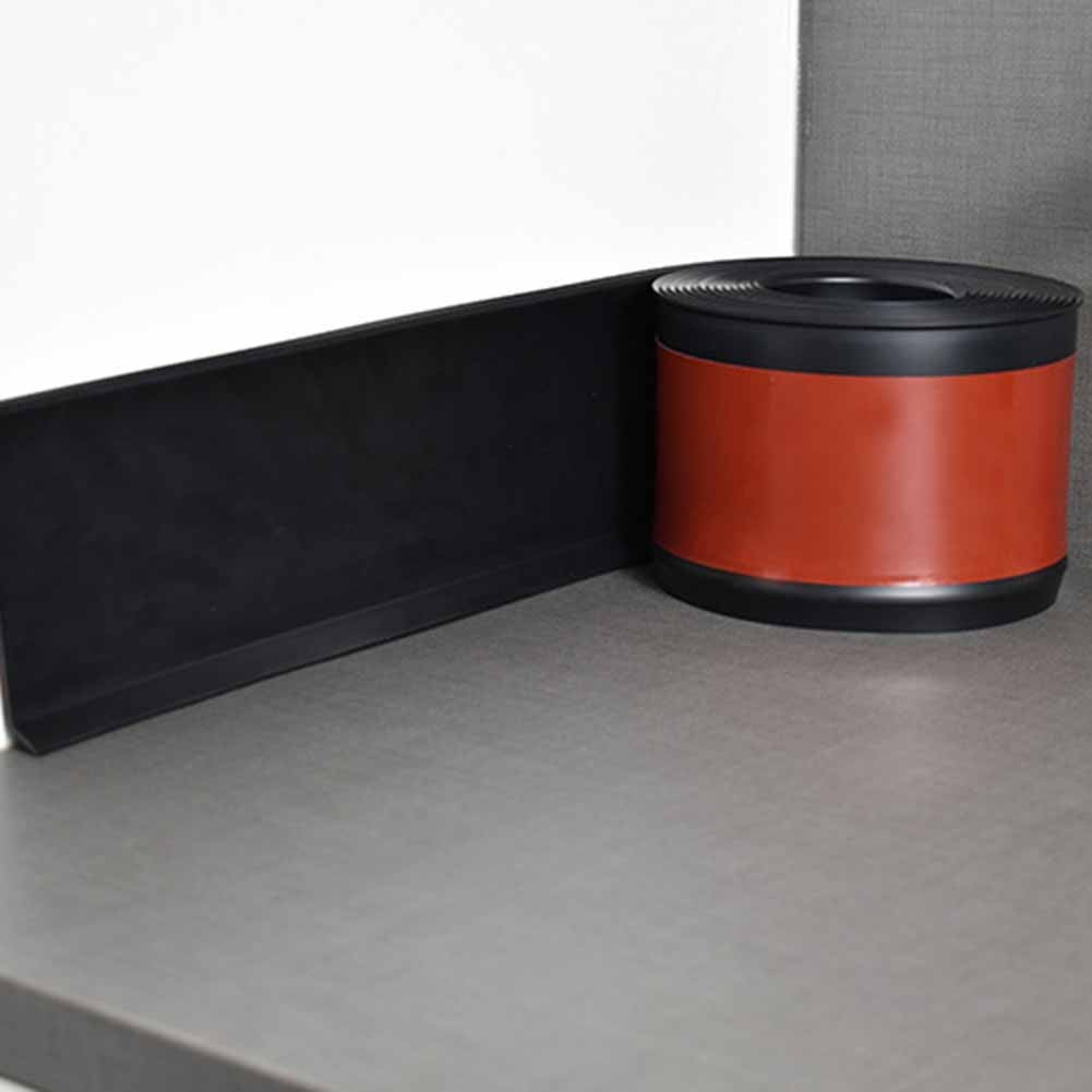 4 Meters Soft Pvc Skirting Plastic Skirting Waterproof Skirting Black ...