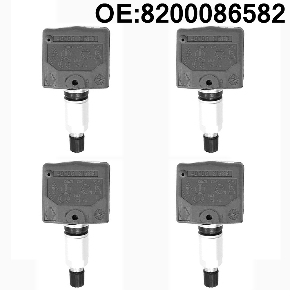 4 new waterproof car TPMS tire pressure monitoring and alarm system ...