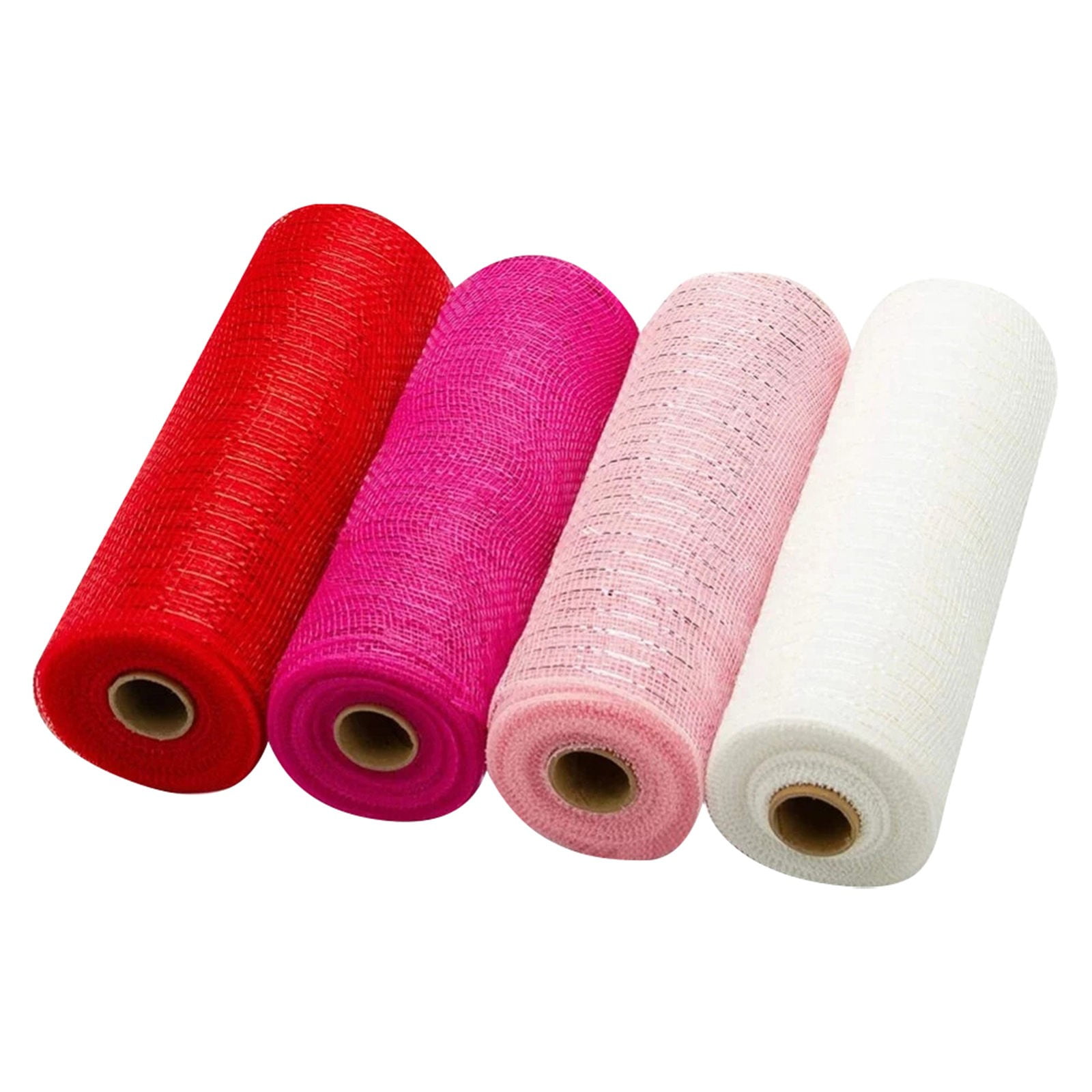 4 of Poly Decorative Mesh 10 "wide Decorative Ribbon Wrapped Home Door ...