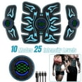 4 opt Electric Muscle Toner Machine ABS Stimulator Fat Burner Hips ...