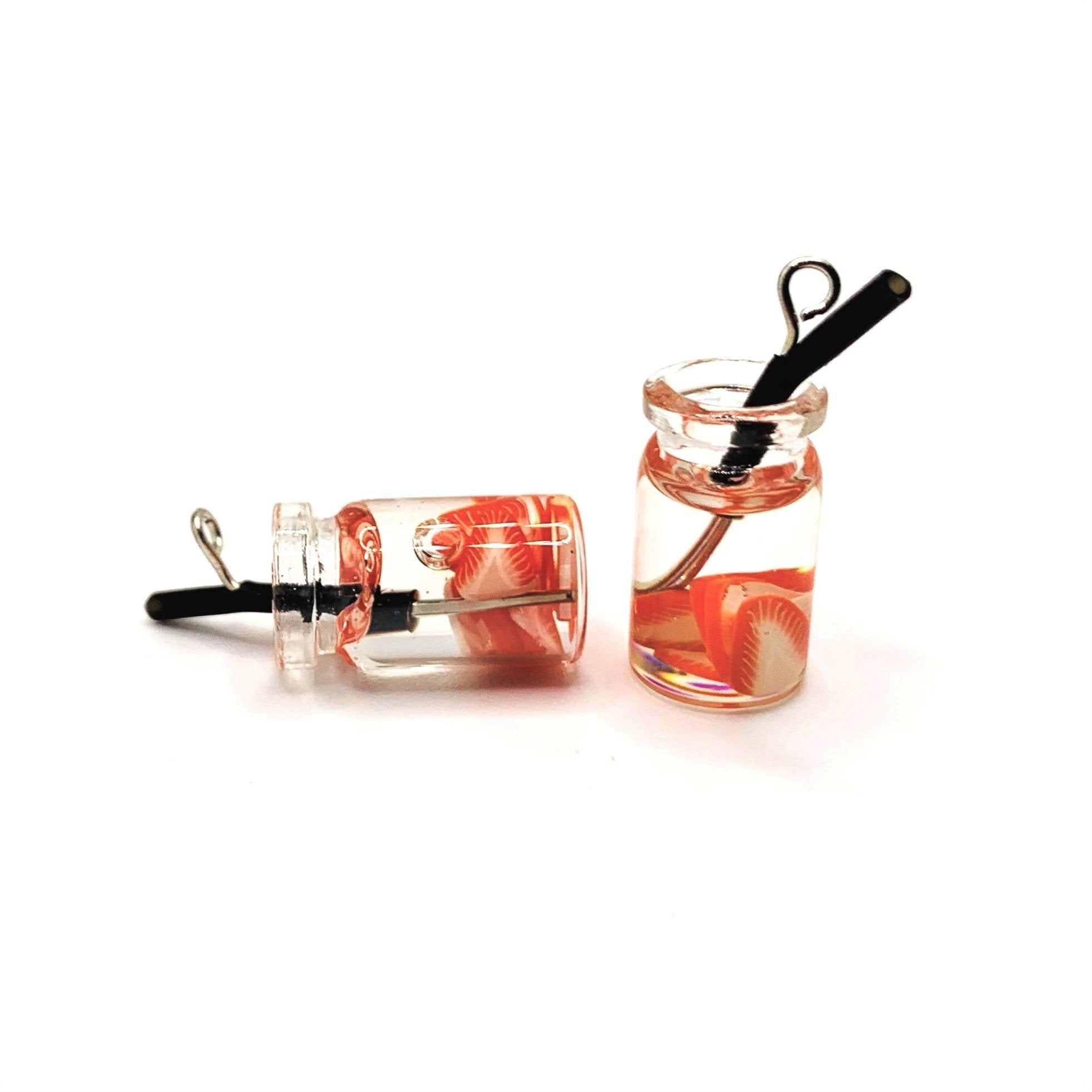 4 or 20 Pieces: Strawberry Water 3D Charms - Walmart.com