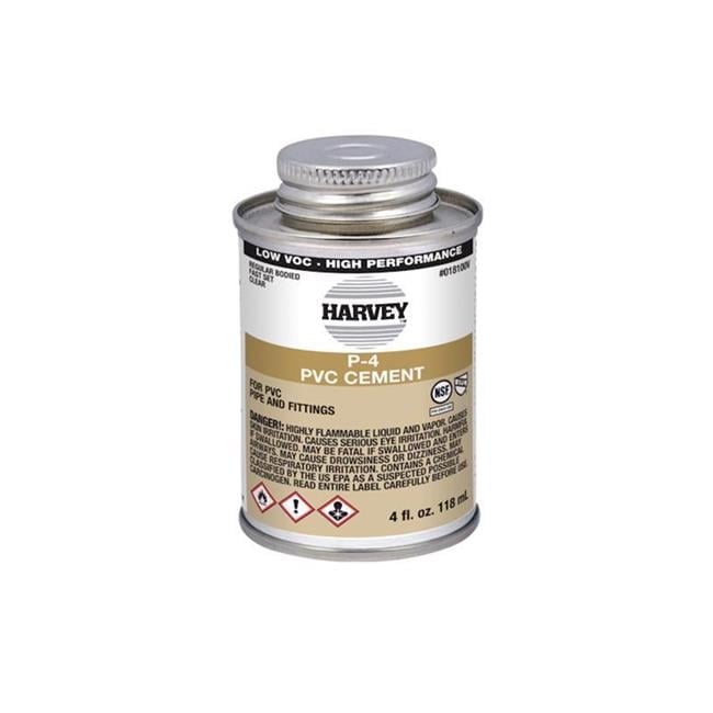 4 oz 420 VOC Harvey Cement for PVC - Clear - Walmart.com