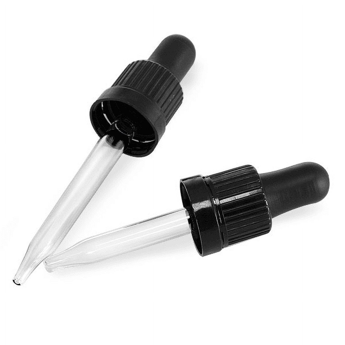 4 oz Glass Tamper Proof Eye Dropper Pipette - 2 Pack - Walmart.com