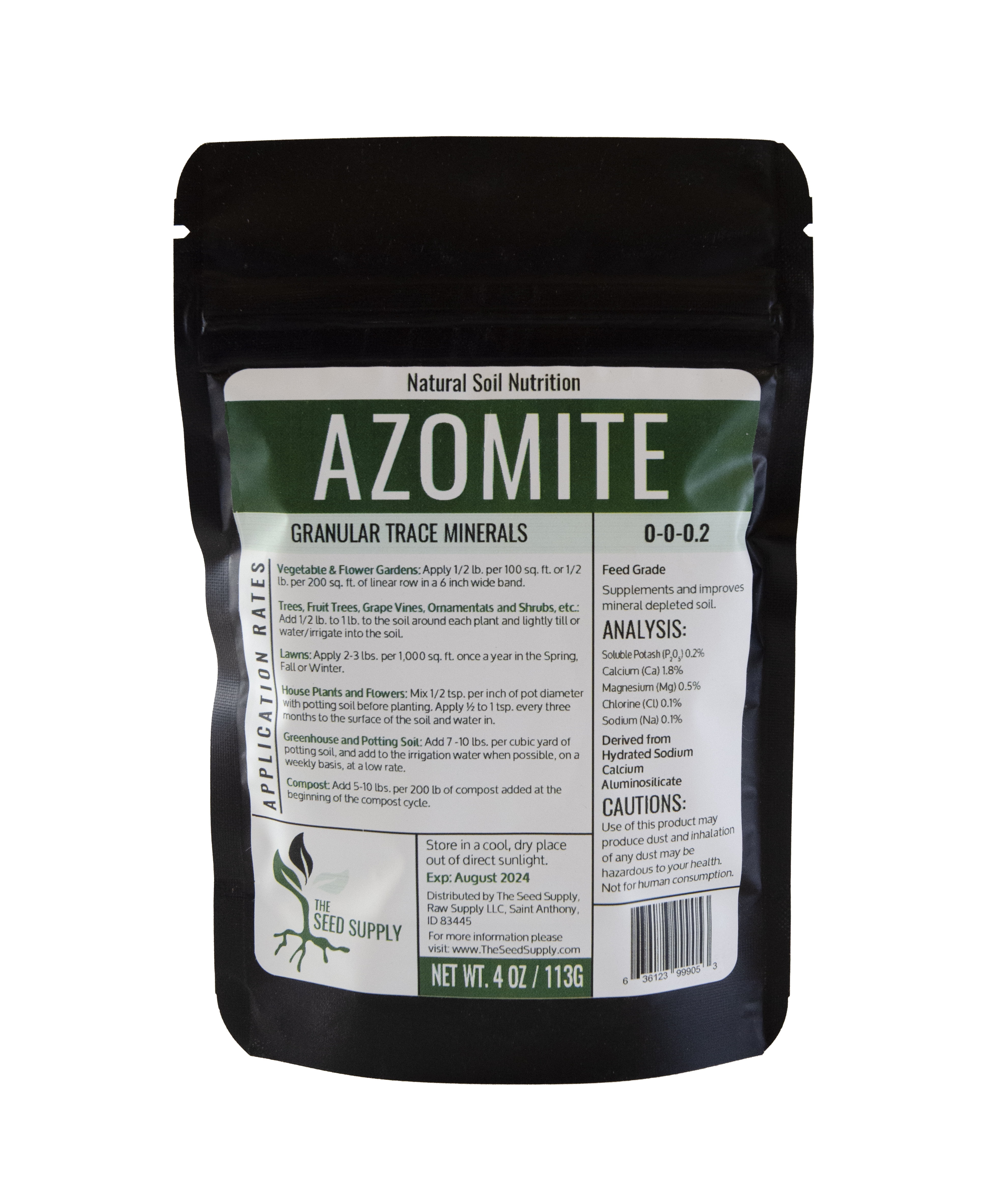 4 oz Granular Azomite Trace Mineral Fertilizer - Walmart.com