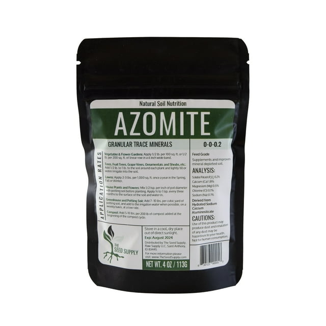 4 oz Granular Azomite Trace Mineral Fertilizer - Walmart.com