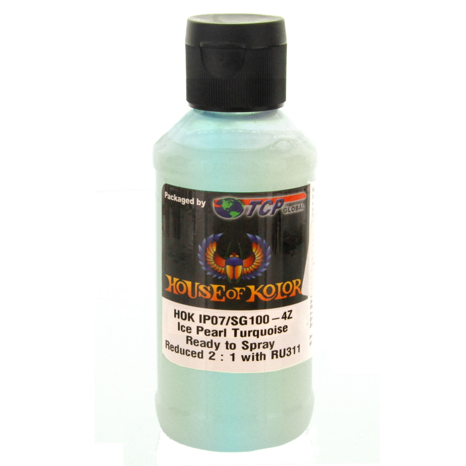 4 oz ICE TURQUOISE House of Kolor Ice Pearl Ready-to-Spray Auto Paint ...
