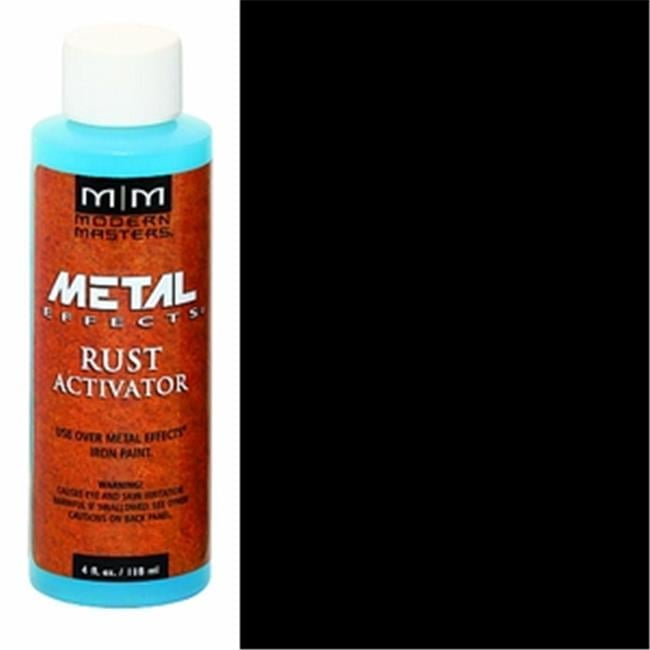 4 oz Modern Masters PA904 Metal Effects Rust Activator - Walmart.com