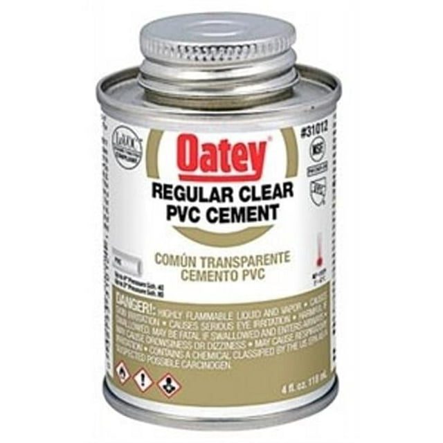 4 oz Regular PVC Cement - Clear - Walmart.com