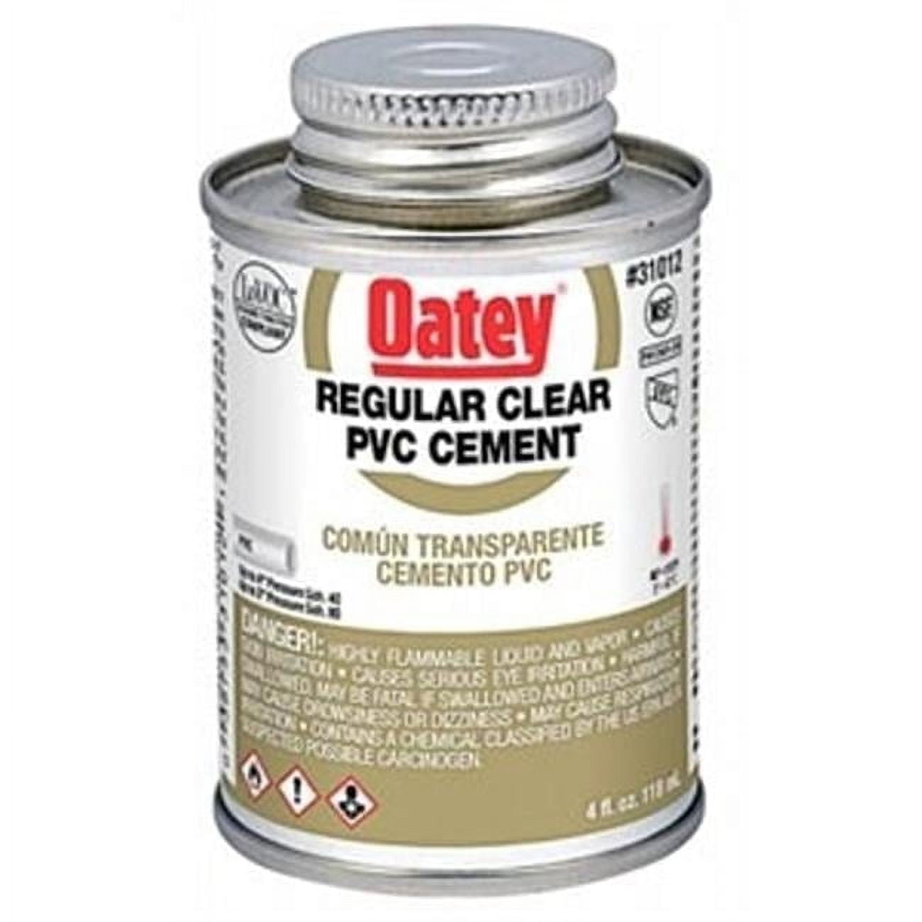 4 oz Regular PVC Cement - Clear - Walmart.com