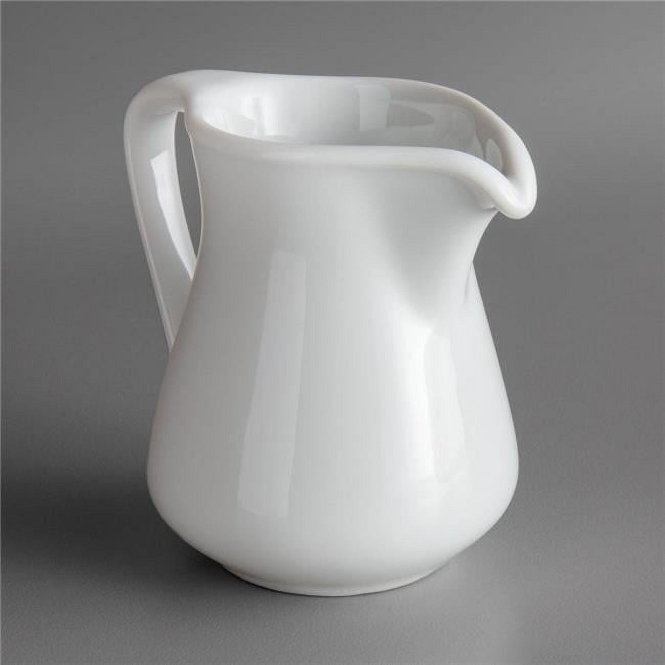 4 oz Royale Bright White Porcelain Creamer - Walmart.com
