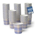 4 oz espresso paper cup - Lavender tartan design - 2000 pcs - Walmart.com