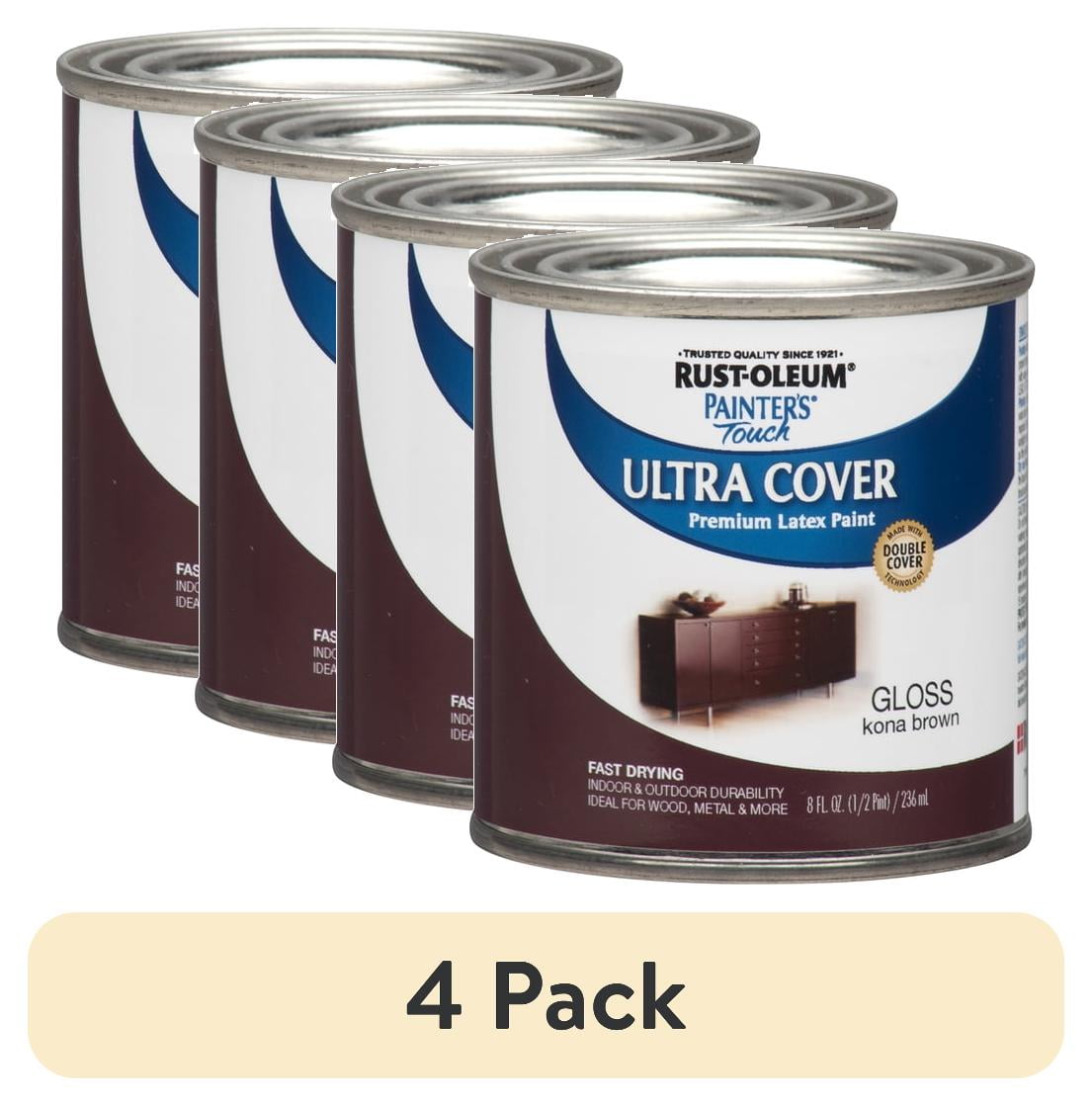 (4 pack) Rust-Oleum Painters Touch Ultra Cover Indoor and Outdoor Gloss ...