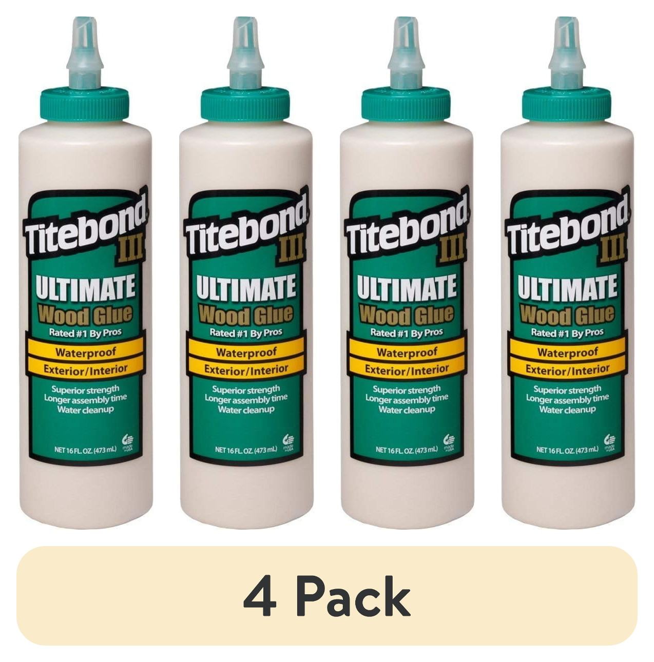 (4 pack) 16 oz Franklin International 1414 Titebond III Ultimate Wood ...