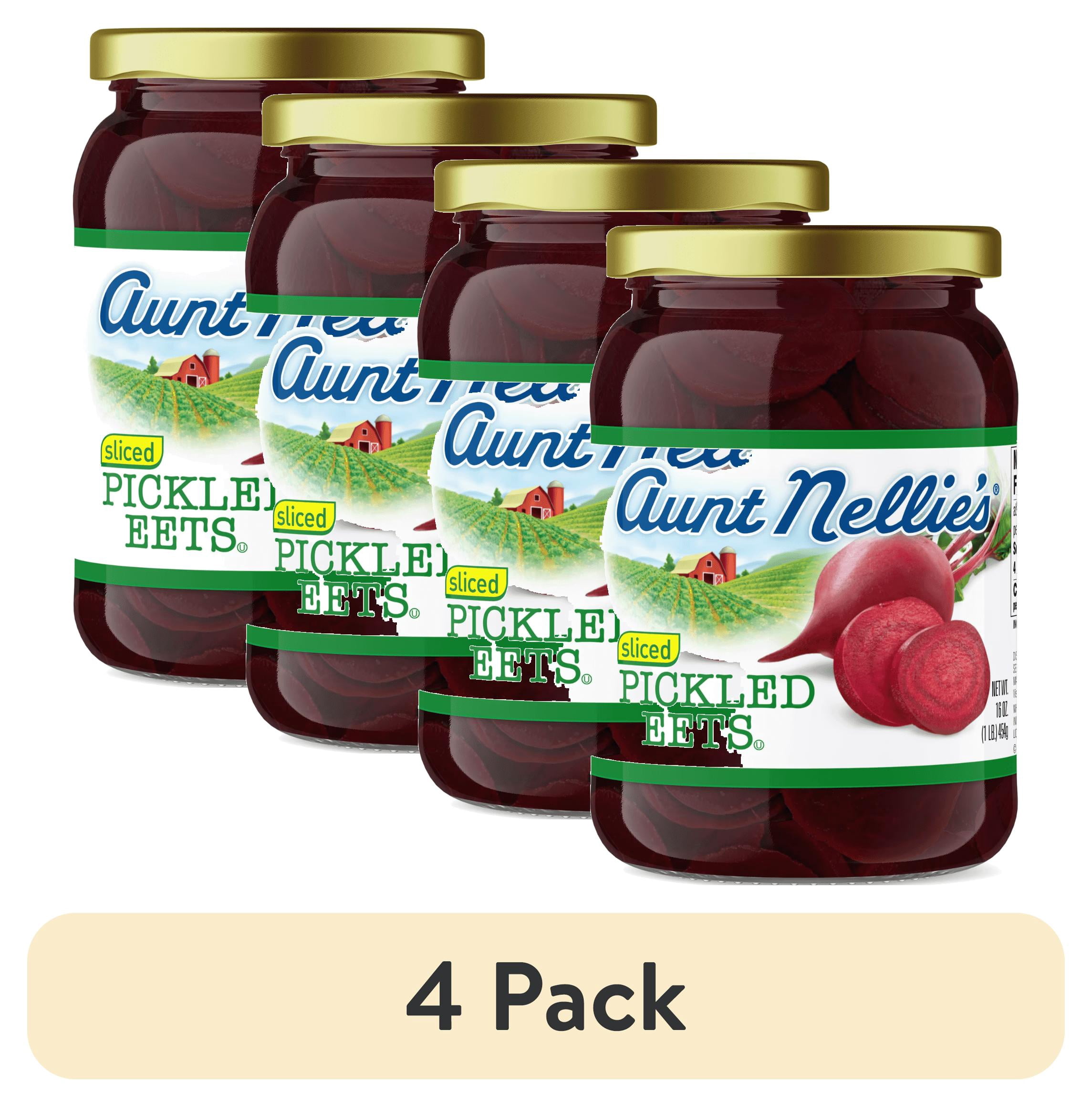 (4 pack) Aunt Nellie's Sliced Pickled Beets, 16 oz - Walmart.com