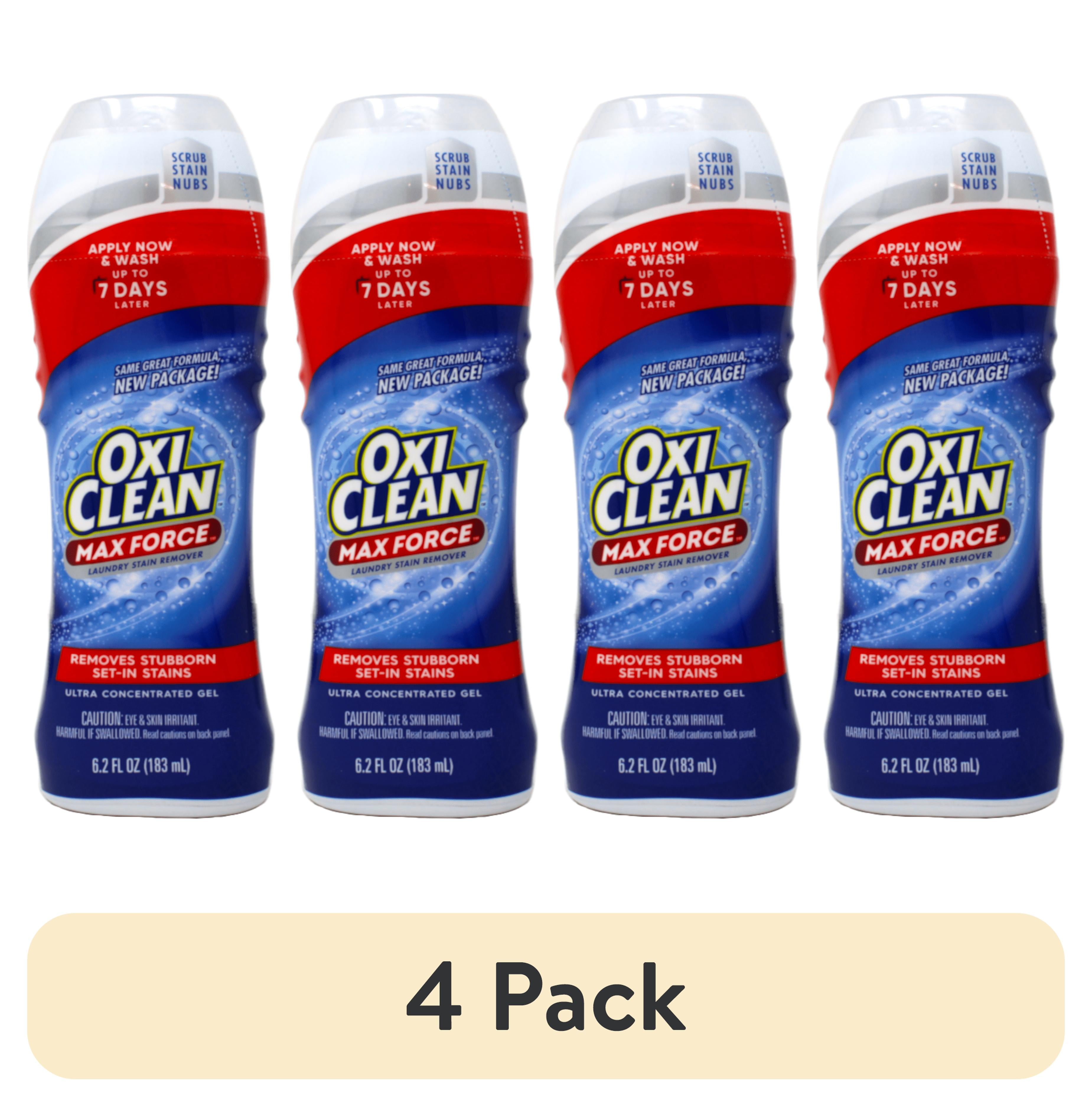 (4 pack) OxiClean Max Force Laundry Stain Remover Gel Stick, 6.2 fl oz ...