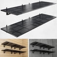 4-pack 2x3ft Heavy Duty Garwall Shelving 1000 Lbs Load Capacity Mounted ...