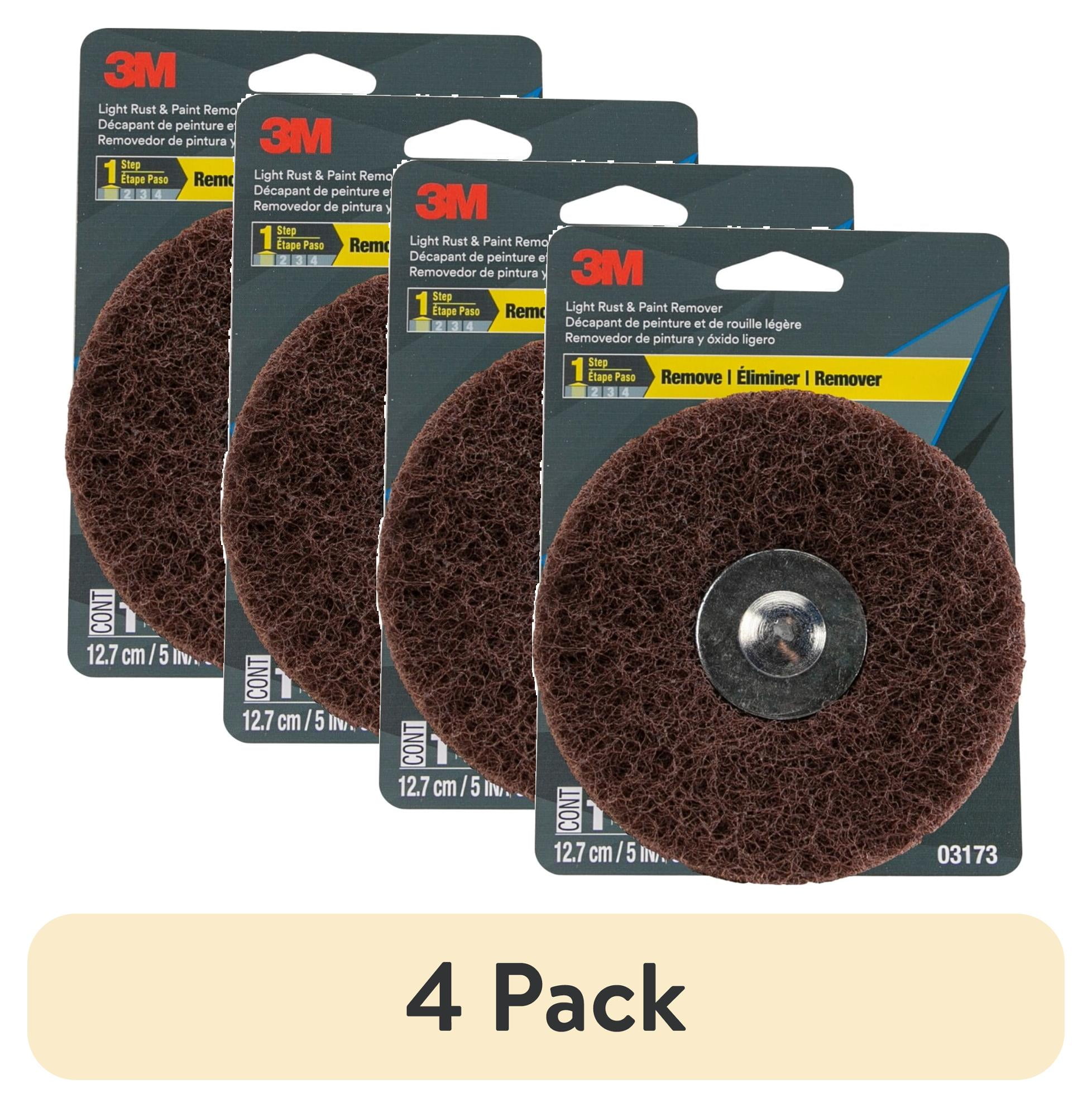 (4 pack) 3M Light Rust and Paint Remover, 03173ES, 1/Pack - Walmart.com