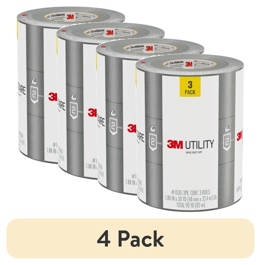 (4 pack) 3M™ Utility Duct Tape 1030-3PK, 1.88in x 30yd, 3 Rolls/Pack ...