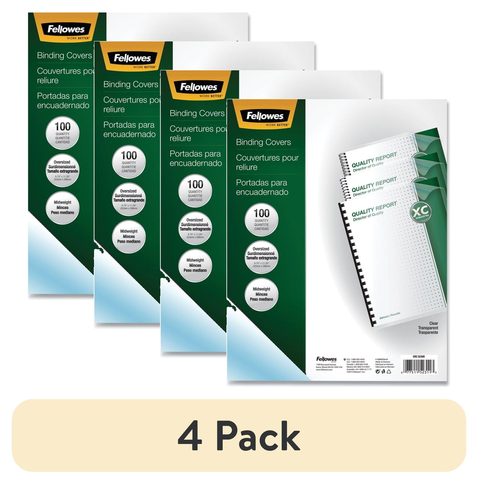 (4 pack) Fellowes Mfg Co. 52311 11.25 in. x 8.75 in. Crystals ...