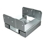 4-pack 6x6 post bases - actual 6"x6" fit for wood posts, heavy duty ...