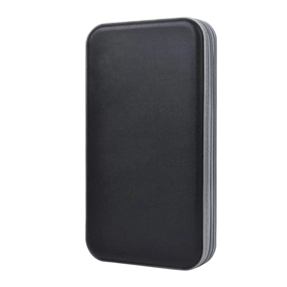 (4 pack) 72 Capacity CD Case,Black Hard Plastic CD/DVD Disc Storage ...