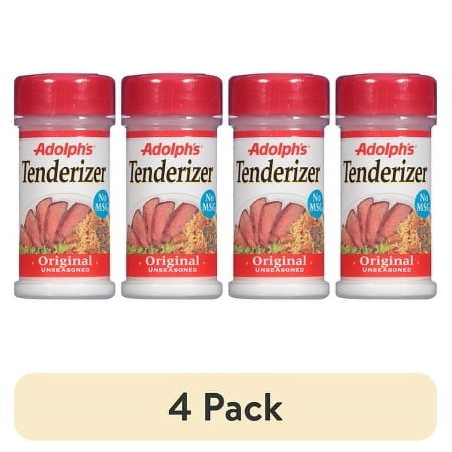 (4 pack) Adolph's Unseasoned Tenderizer, 3.5 oz Bottle - Walmart.com