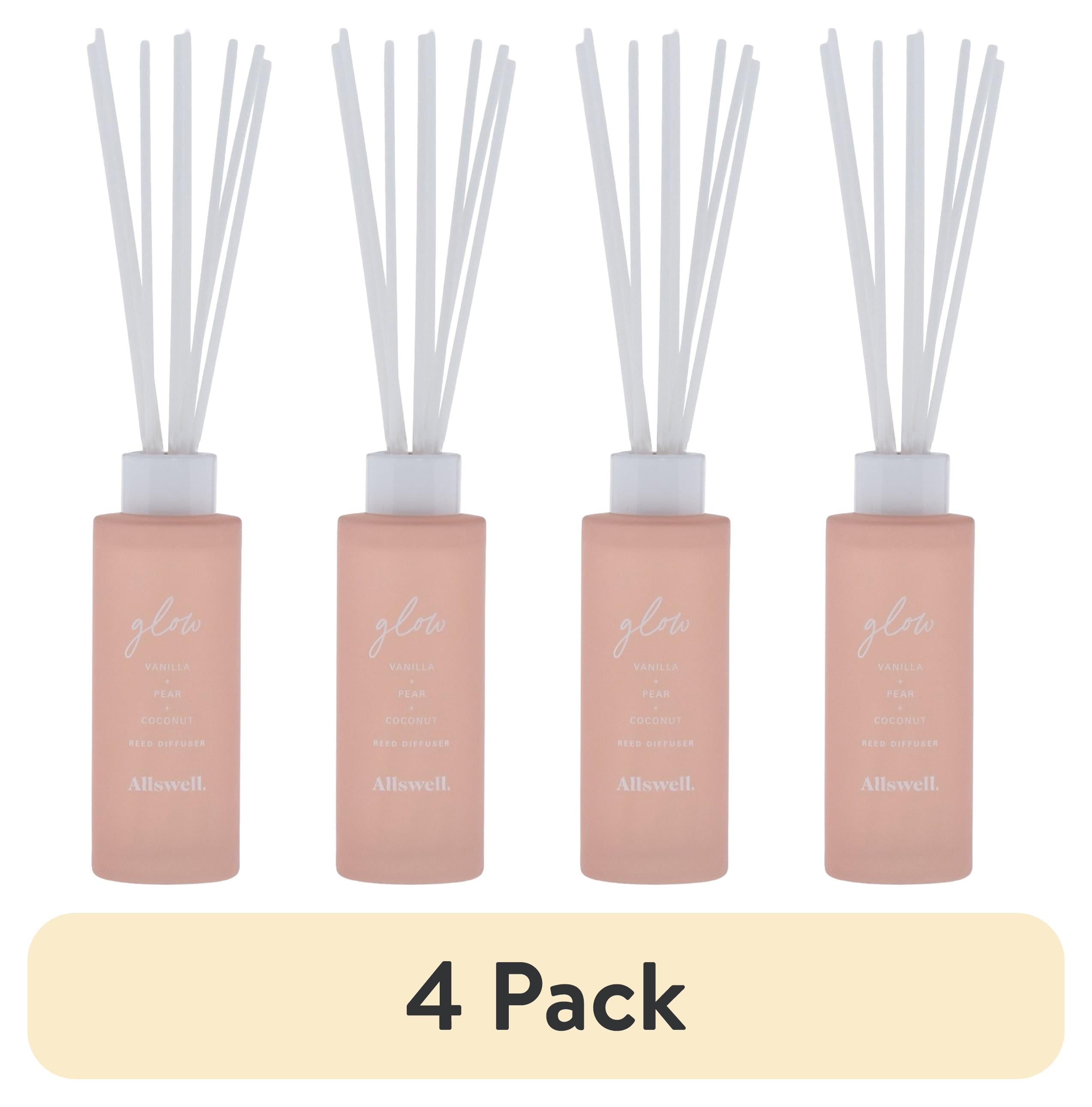 Allswell Glow Scented Reed Diffuser - Vanilla, Coconut - 3 Fl oz ...