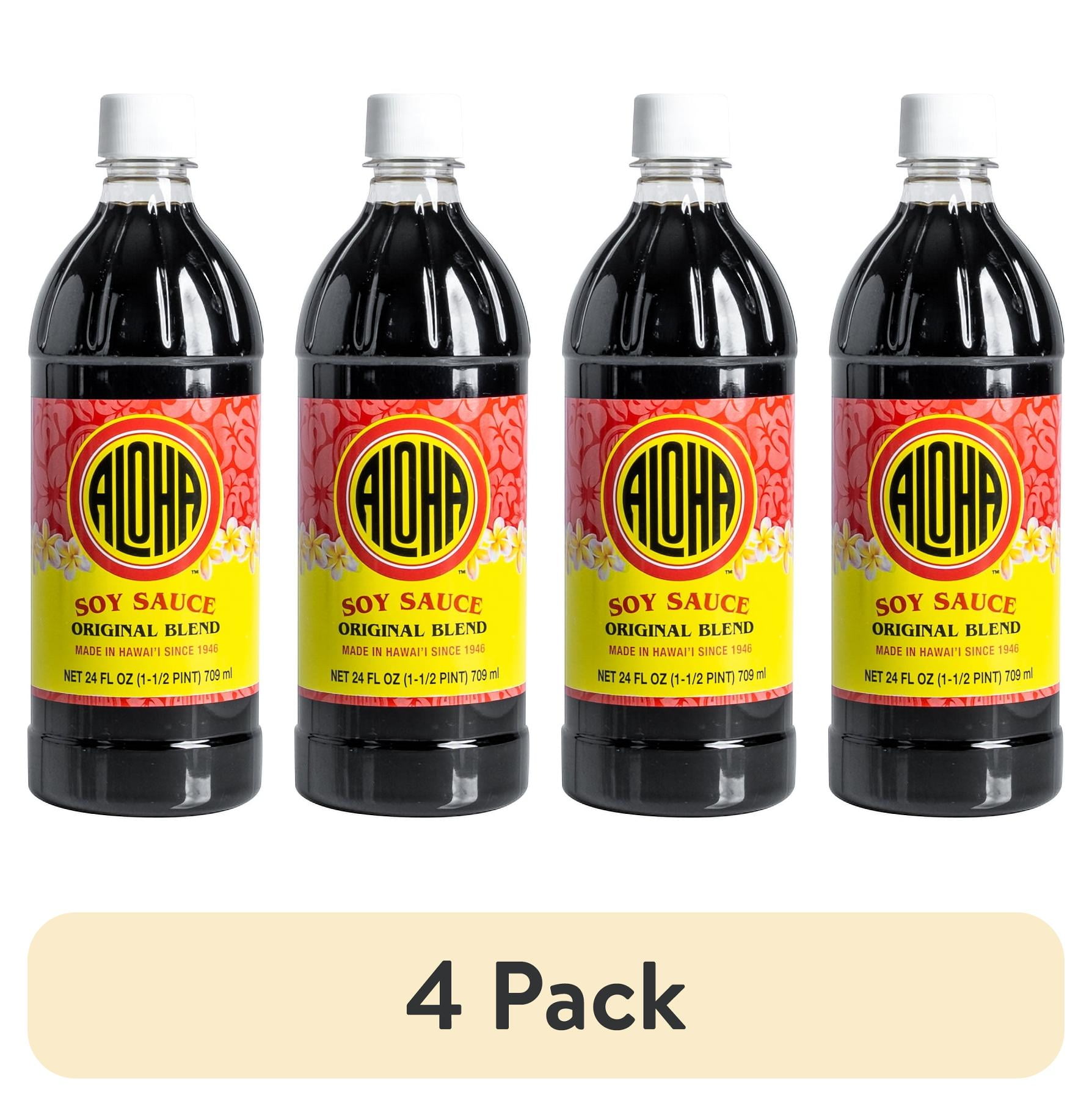 (4 pack) Aloha Shoyu Soy Sauce, 24 oz - Walmart.com