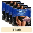 (4 pack) Always Discreet Boutique Incontinence Underwear, Maximum ...