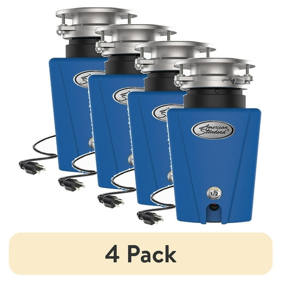(4 pack) American Standard Elite Economy 1/2 HP Continuous Feed Garbage ...