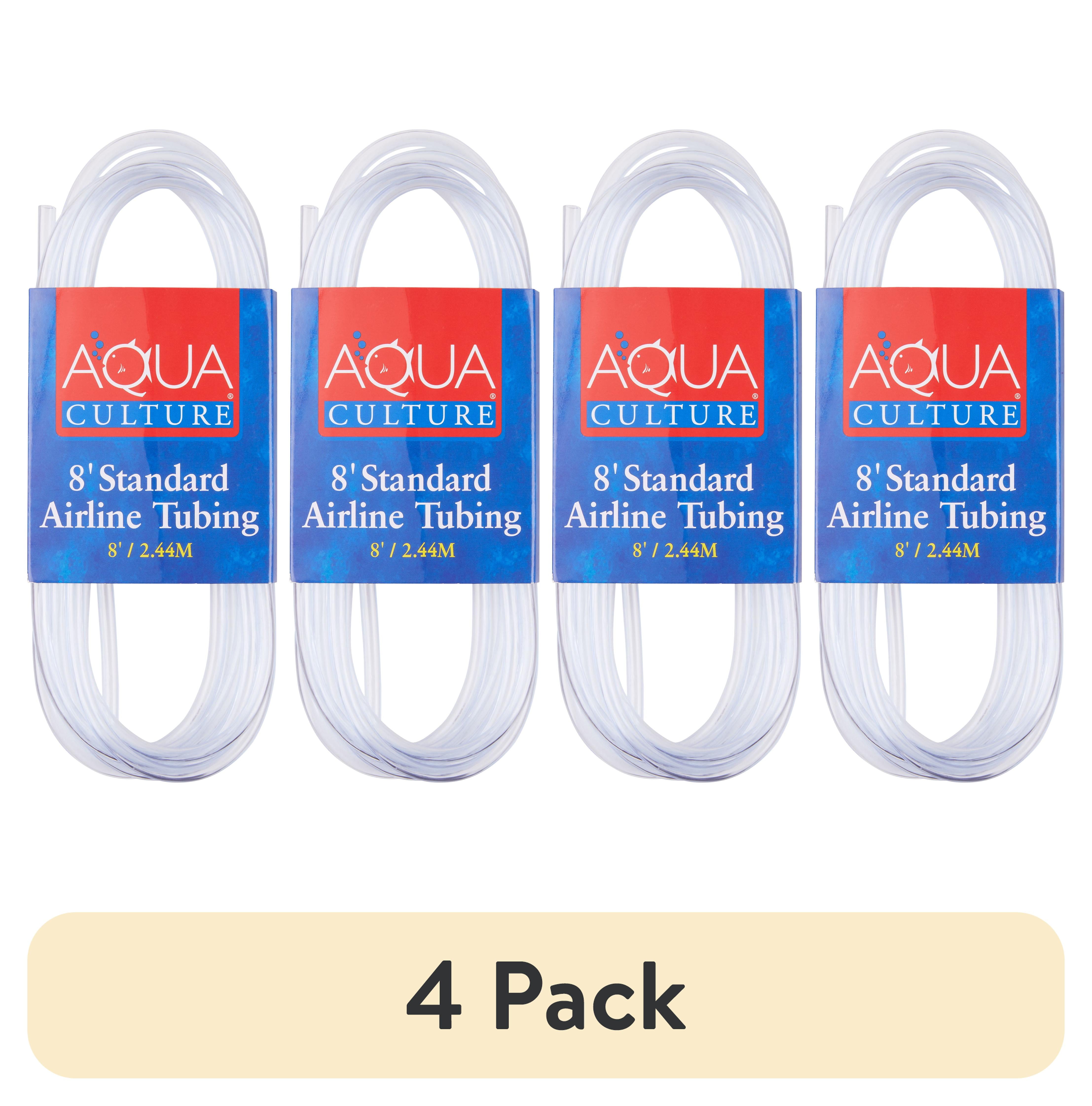 (4 pack) Aqua Culture Standard Aquarium Airline Tubing, 8' - Walmart.com