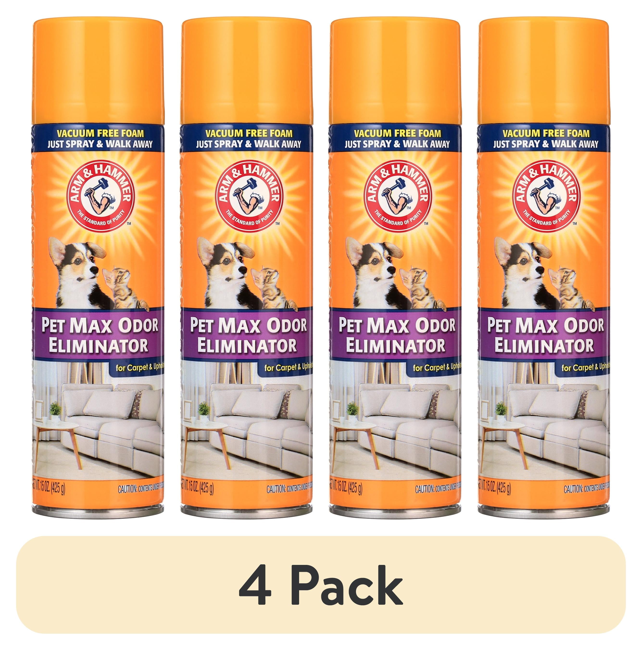 (4 pack) ARM & HAMMER Pet Max Odor Eliminator Foam for Carpet and ...