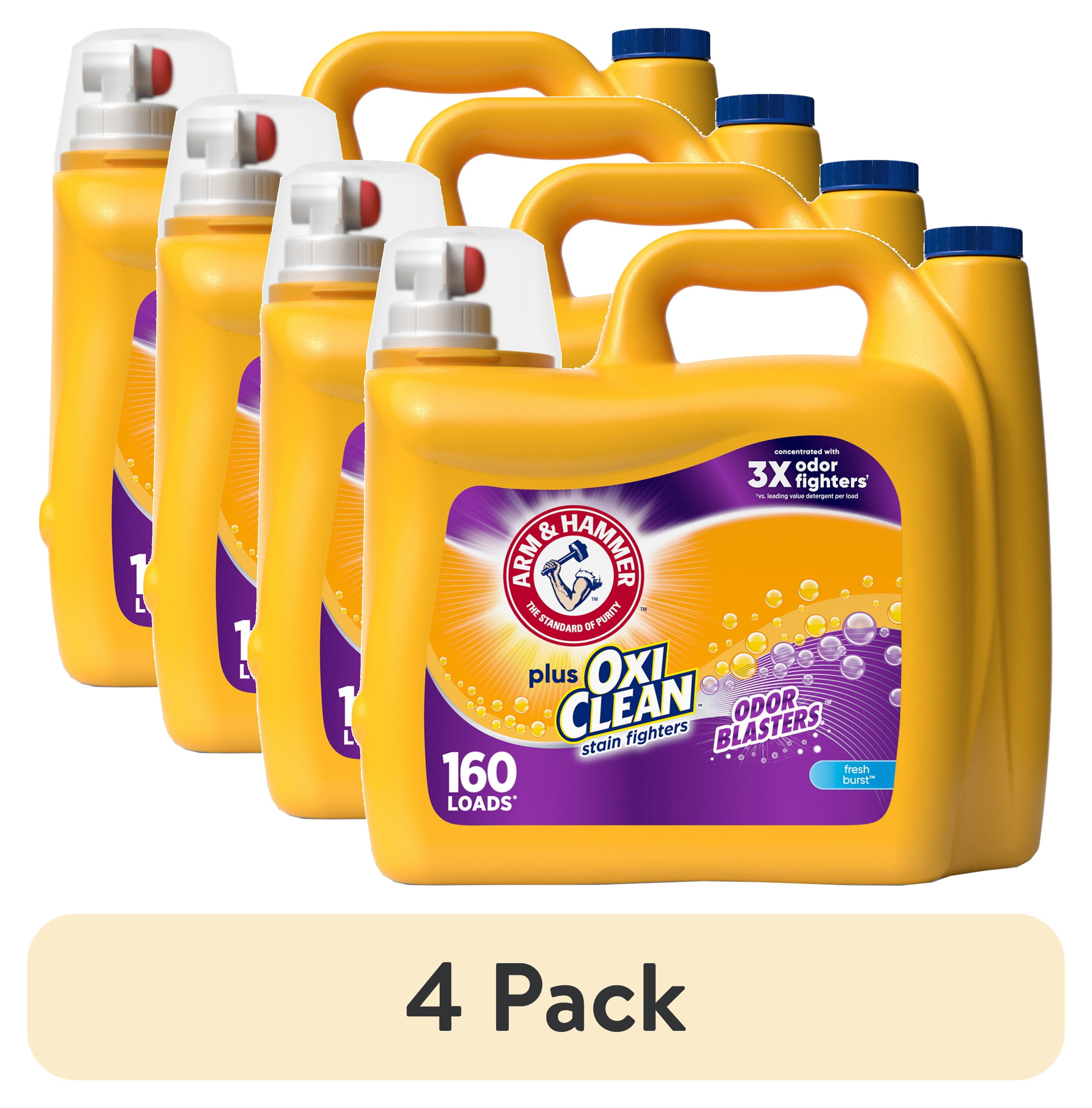 Arm & Hammer Plus OxiClean Odor Blasters Fresh Burst, 160 Loads Liquid ...