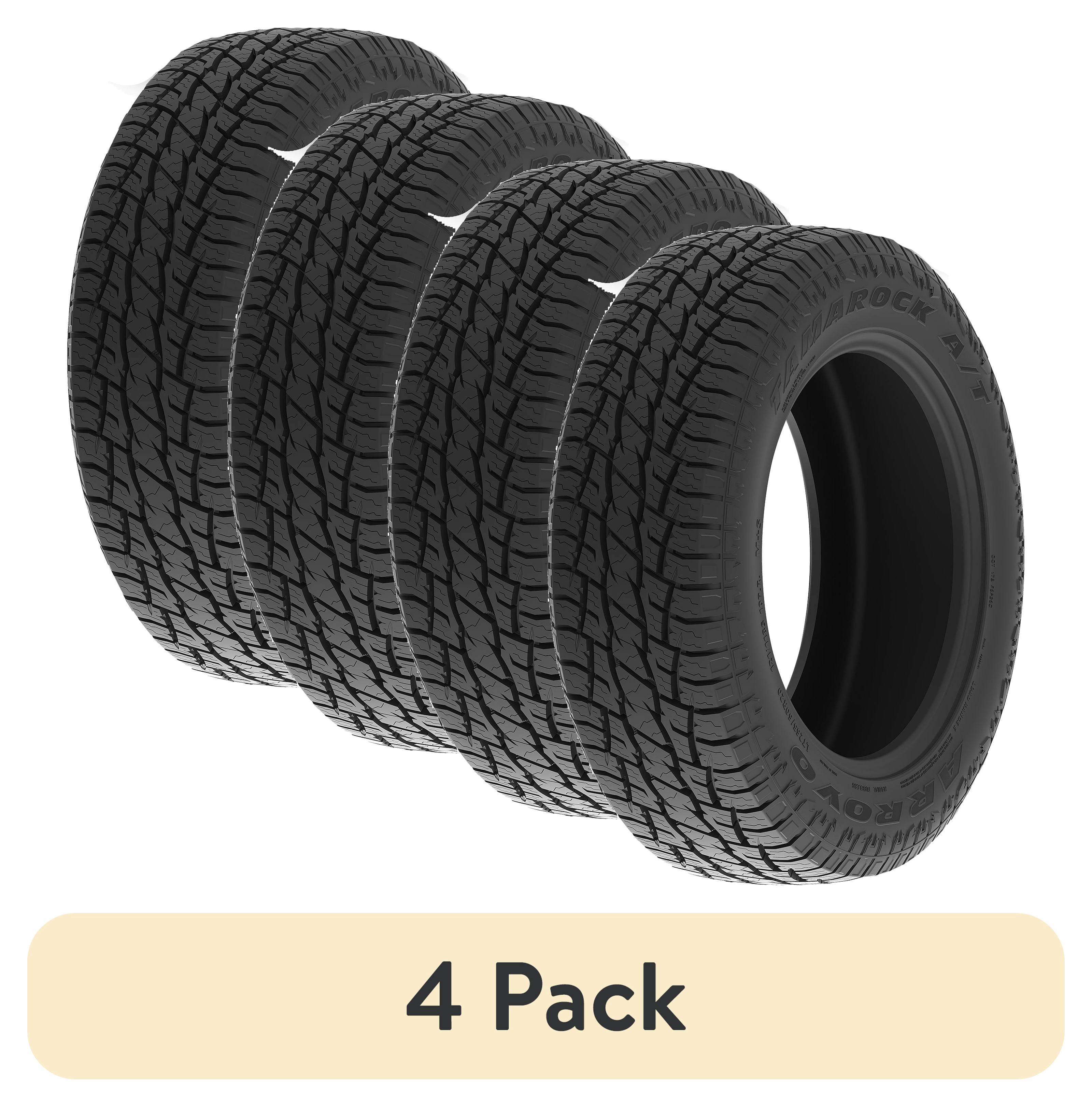 (4 pack) Arroyo Tamarock A/T All Terrain 275/55R20 117H XL Light Truck ...
