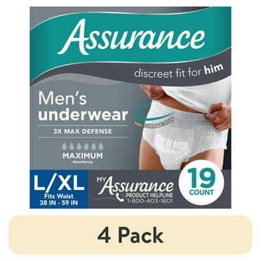 Freedom Plus Pull-On Protective Underwear (XL 48"- 60" - 10 Pieces) 1 ...