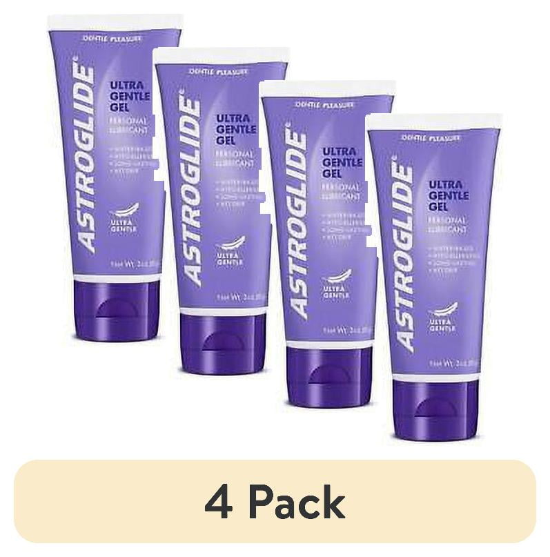 (4 pack) Astroglide Ultra Gentle Gel Sensitive Skin Personal Lubricant 3 Oz Tube - Walmart.com