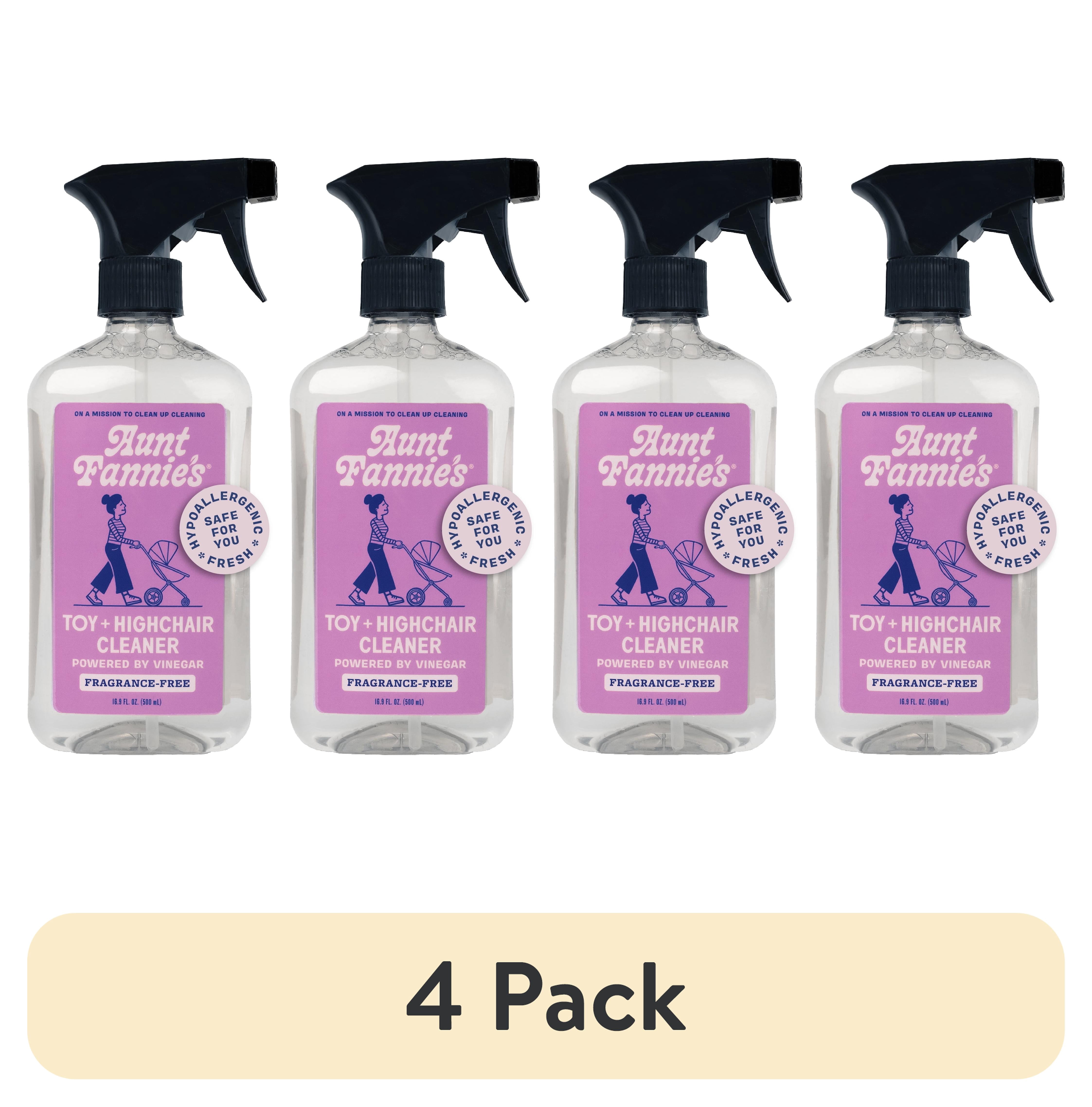 (4 pack) Aunt Fannie's Toy and Highchair Vinegar Cleaner Spray ...