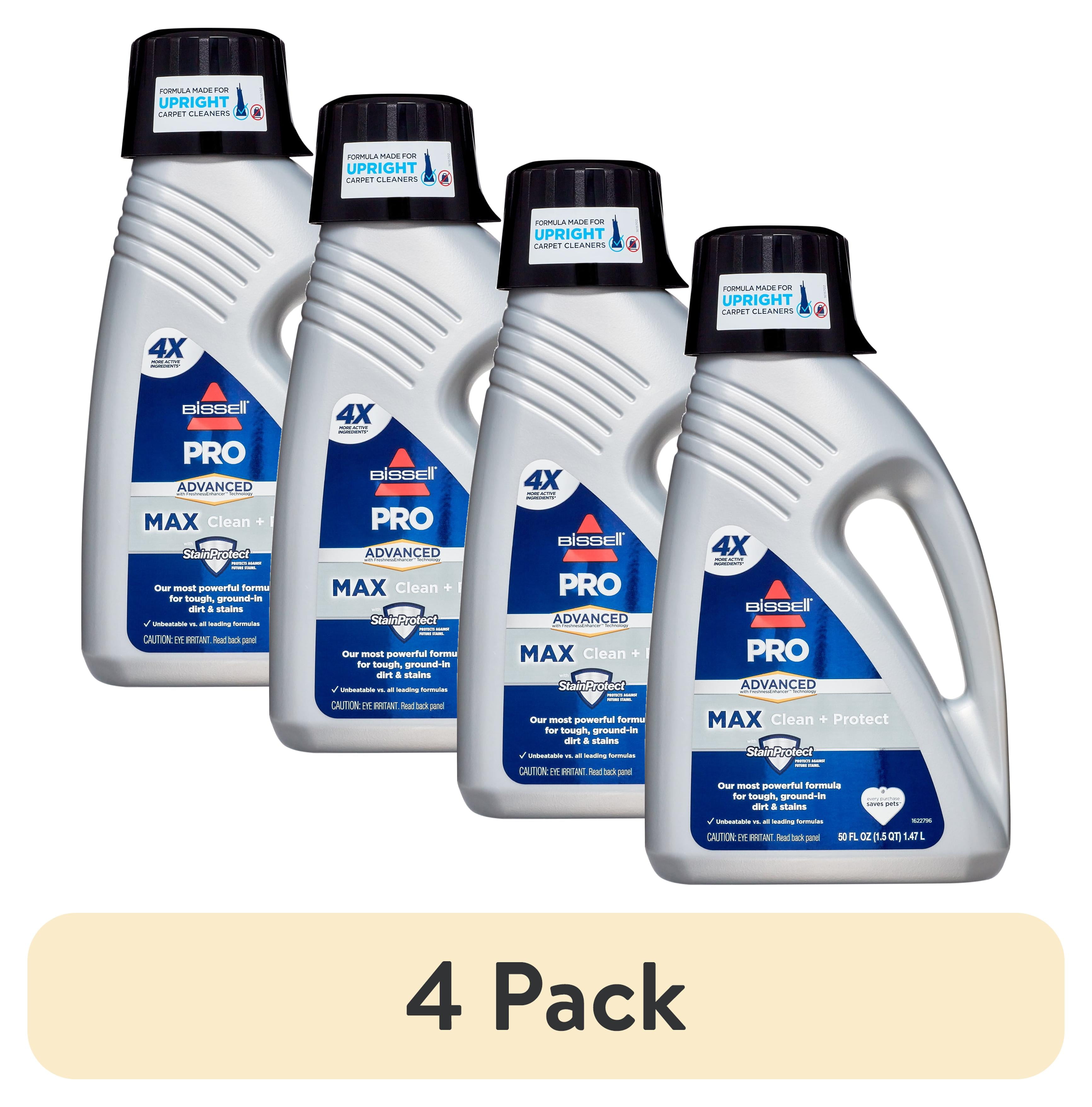 (4 pack) BISSELL Advanced Pro Max Clean + Protect Deep Cleaning Carpet ...