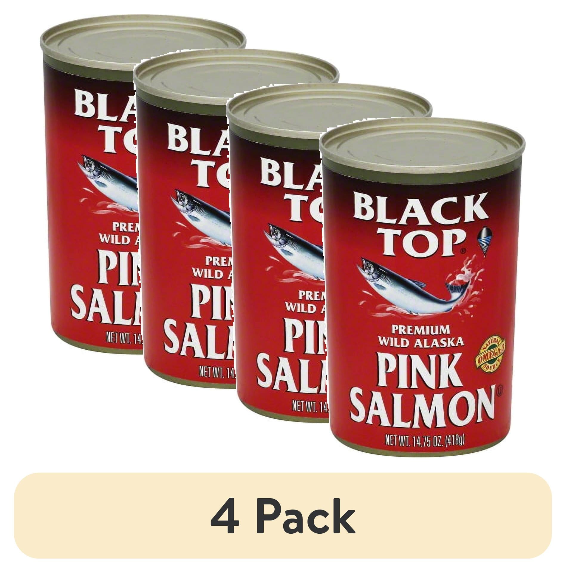 (4 pack) Black Top Premium Wild Alaska Pink Salmon, 14.75 oz - Walmart.com