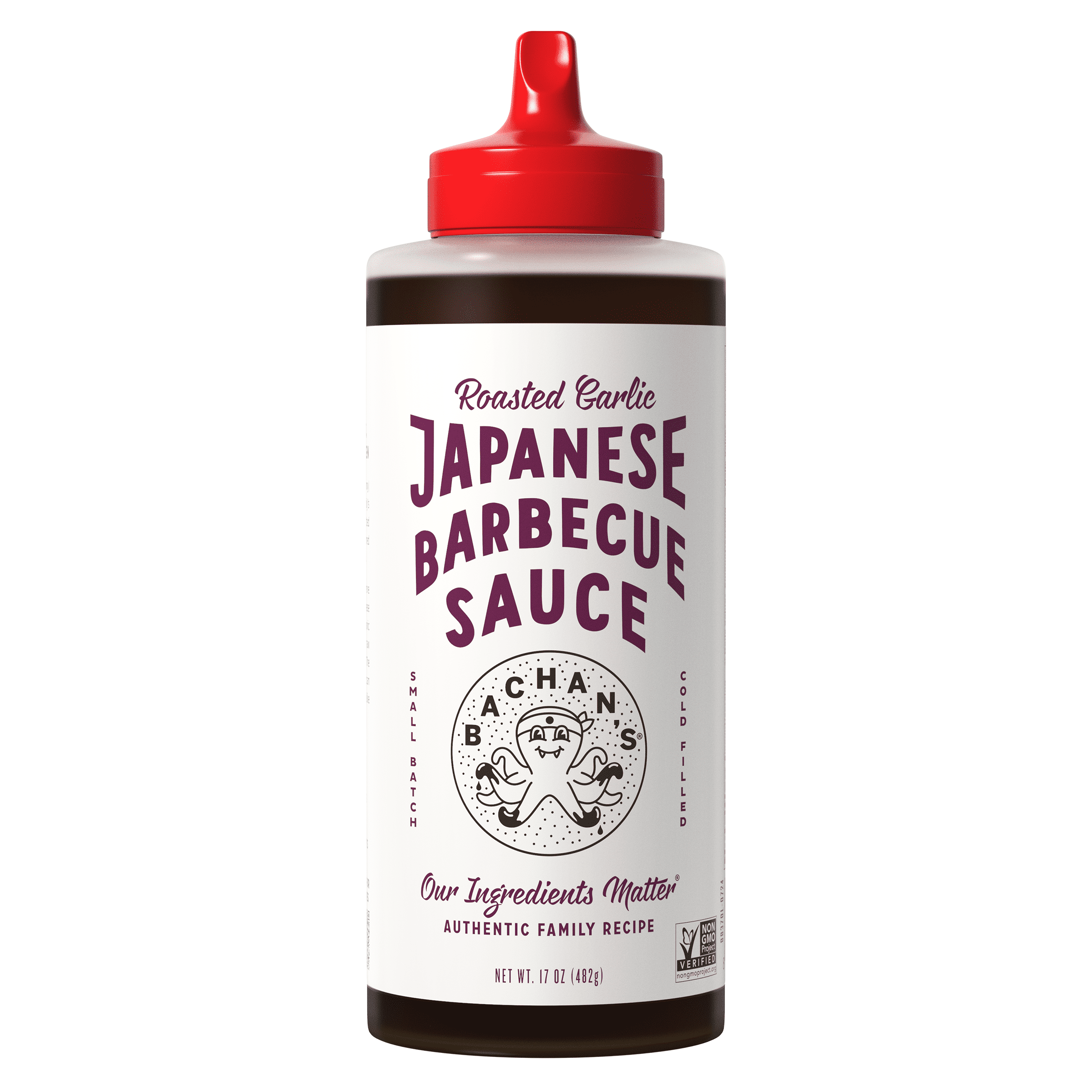 ( 4 pack )Bachan's Roasted Garlic Japanese BBQ Sauce, 17oz Bottle ...