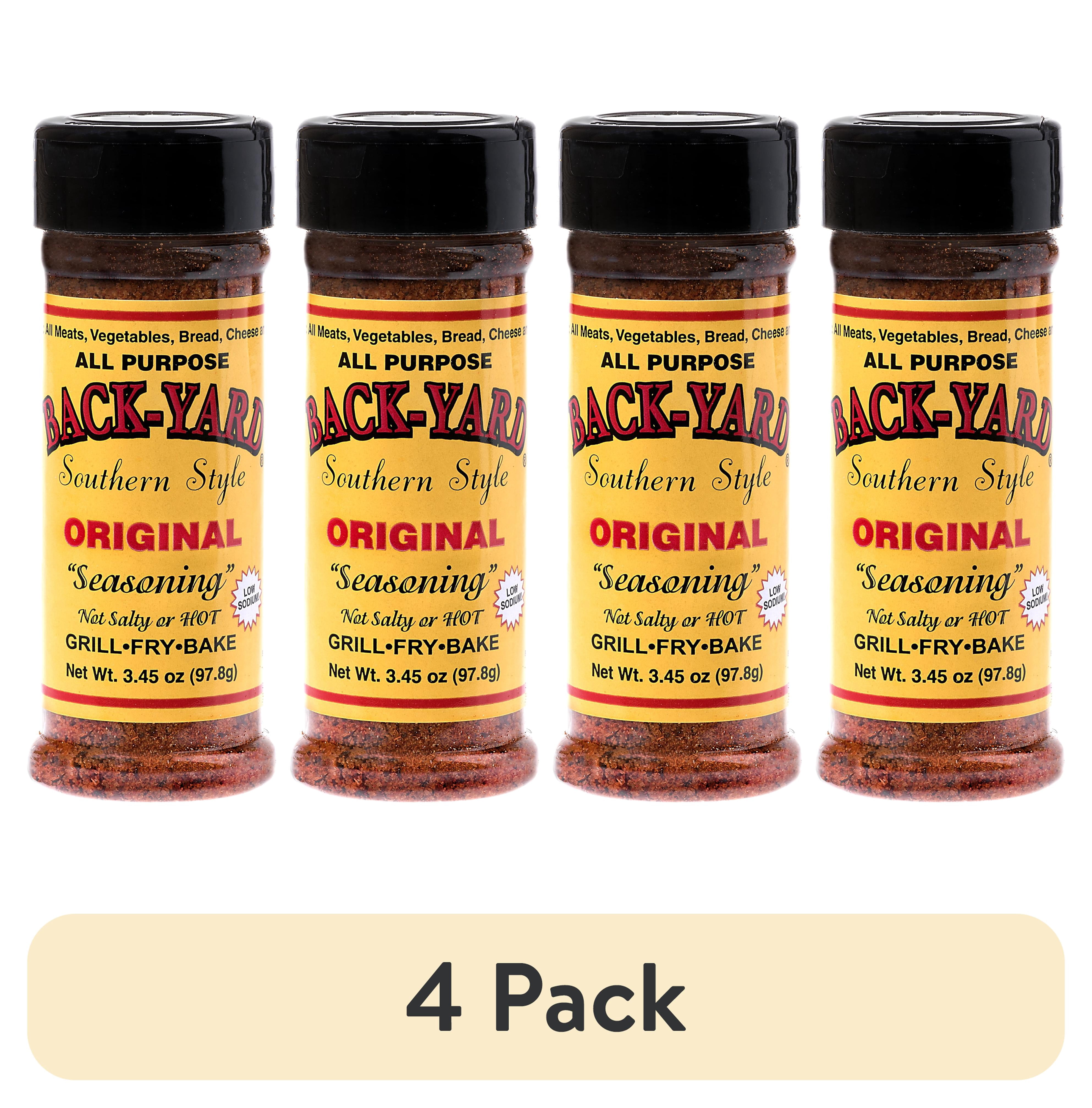 (4 pack) Backyard Seasoning, Southern Original 3.450 Oz - Walmart.com