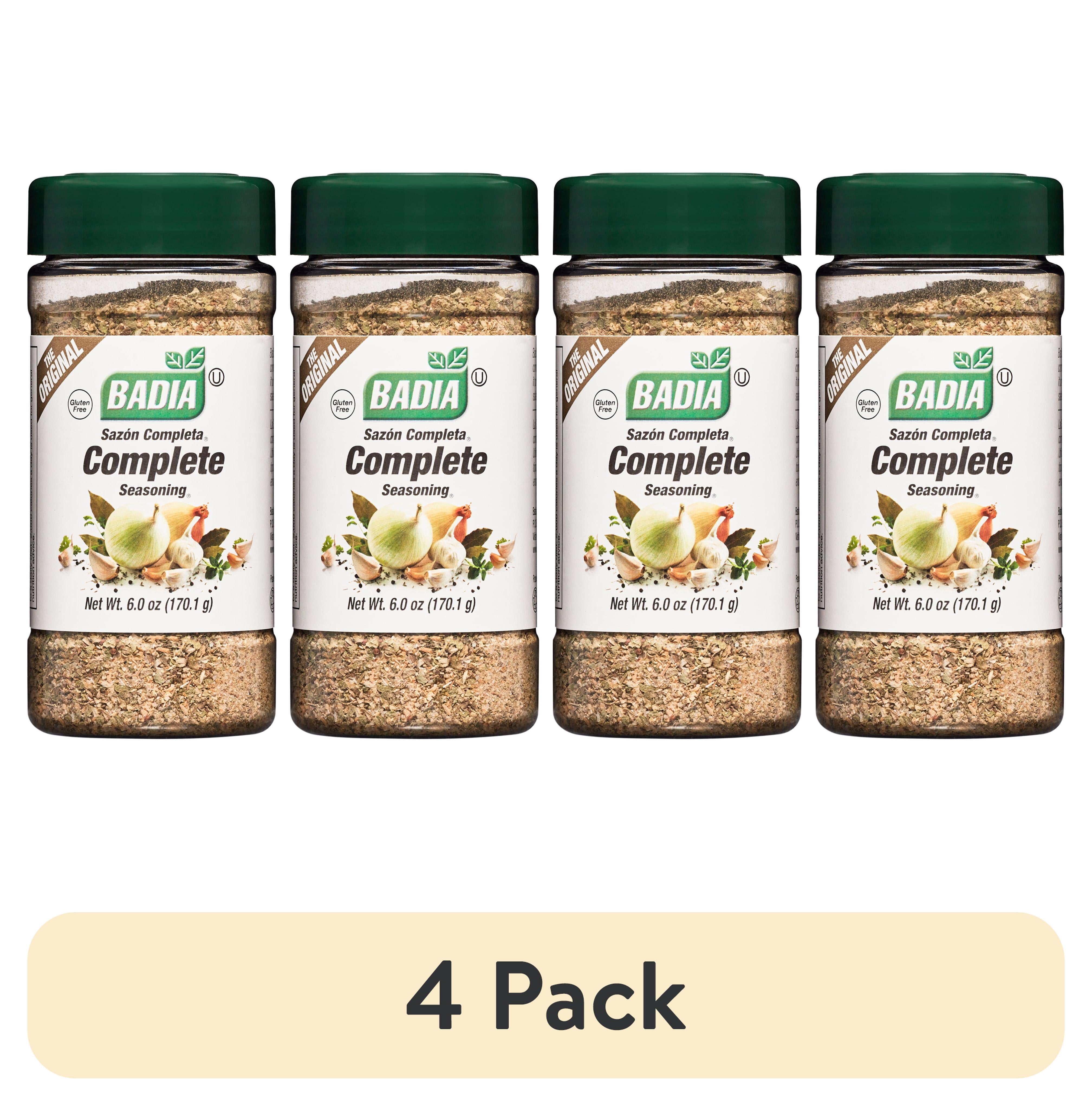 (4 pack) Badia Complete Seasoning, 6 oz - All Purpose Spice Blend of ...