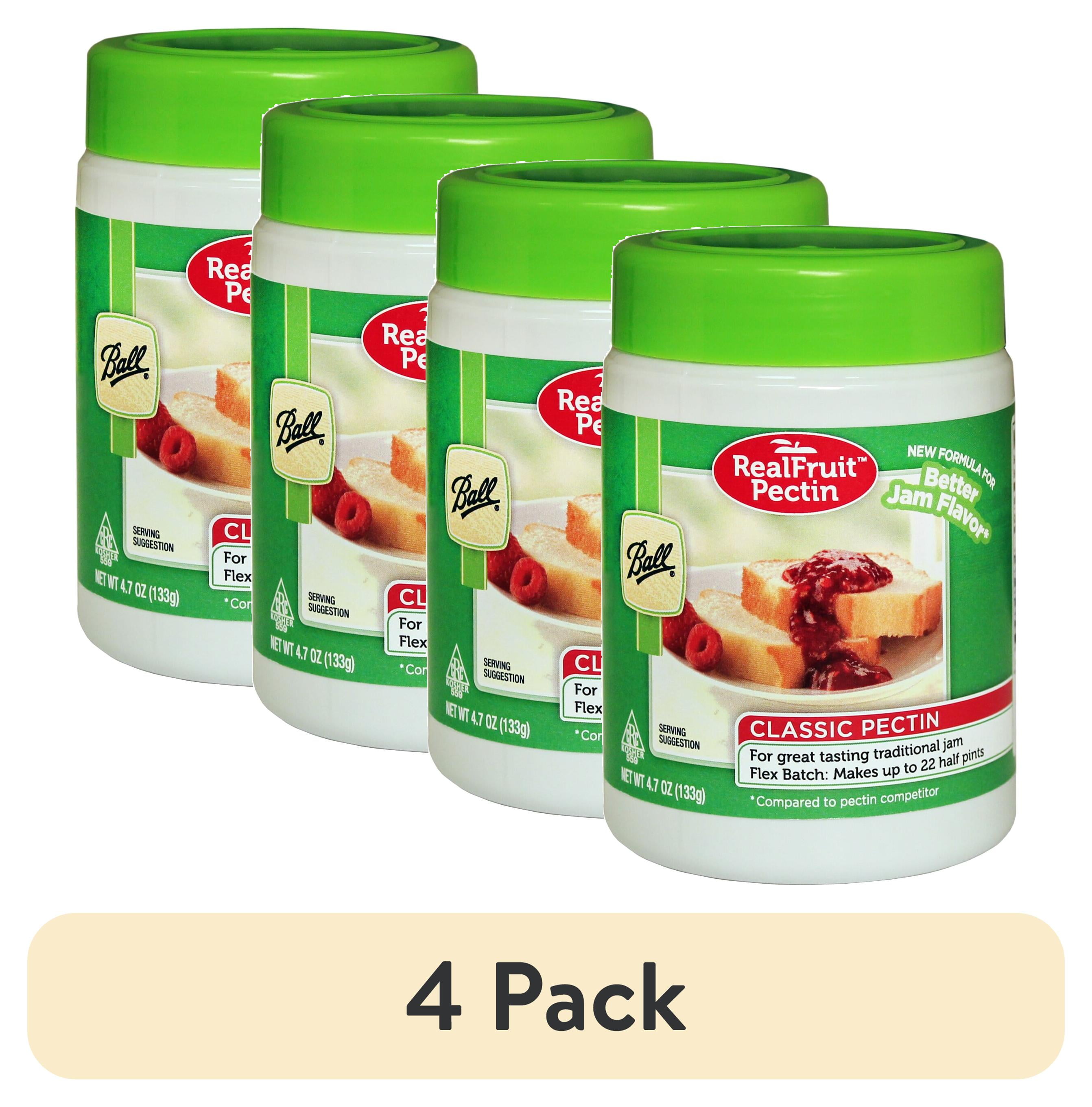 (4 pack) Ball RealFruit Pectin Classic Pectin, 5.4 Oz Jar, 1 Count, 22 ...