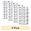 Bankers Medium-Duty File Storage Box - 24" Letter, Pack of 4 - Walmart.com