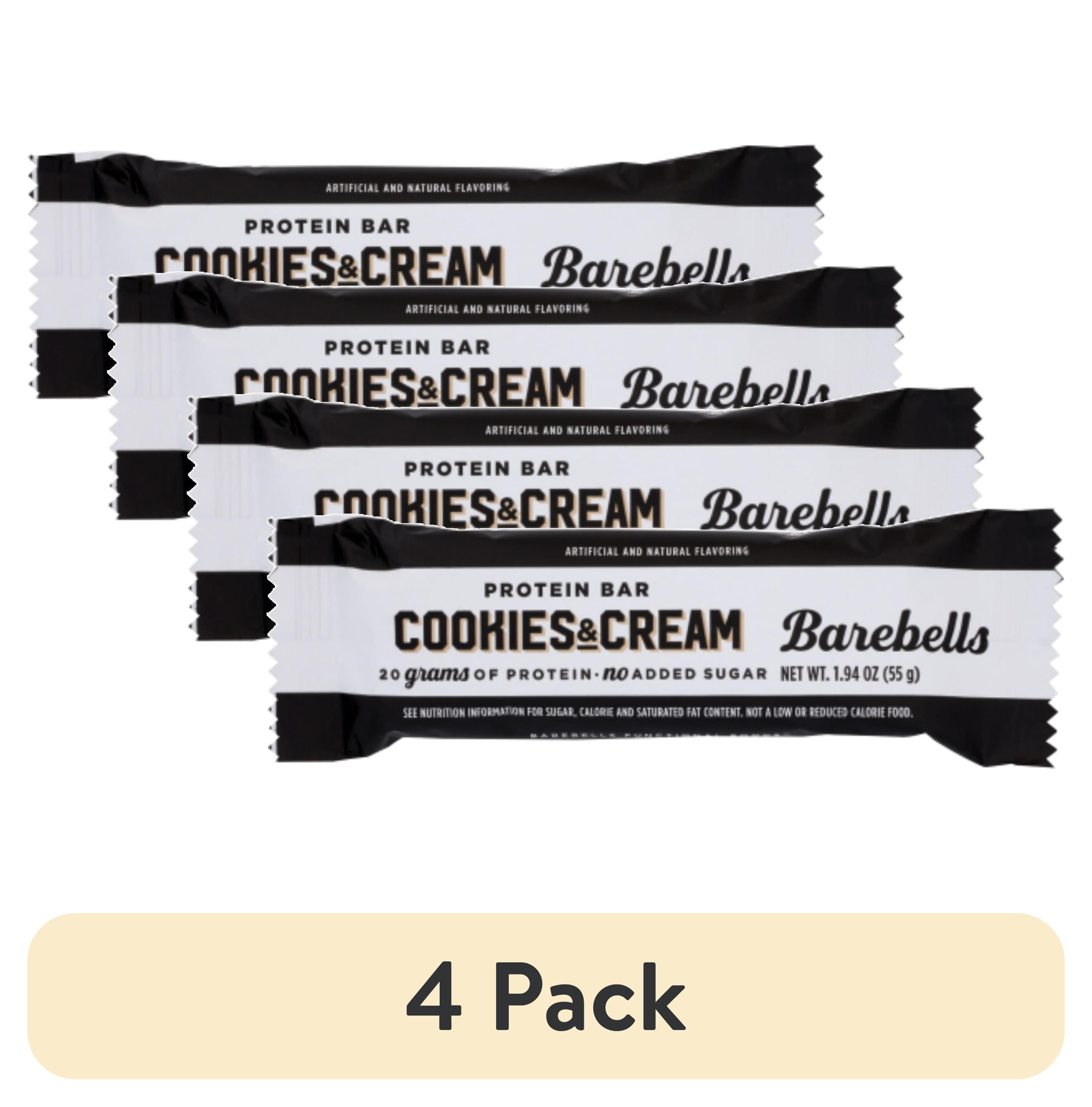 (4 pack) Barebells Cookies N' Cream Bar - Walmart.com
