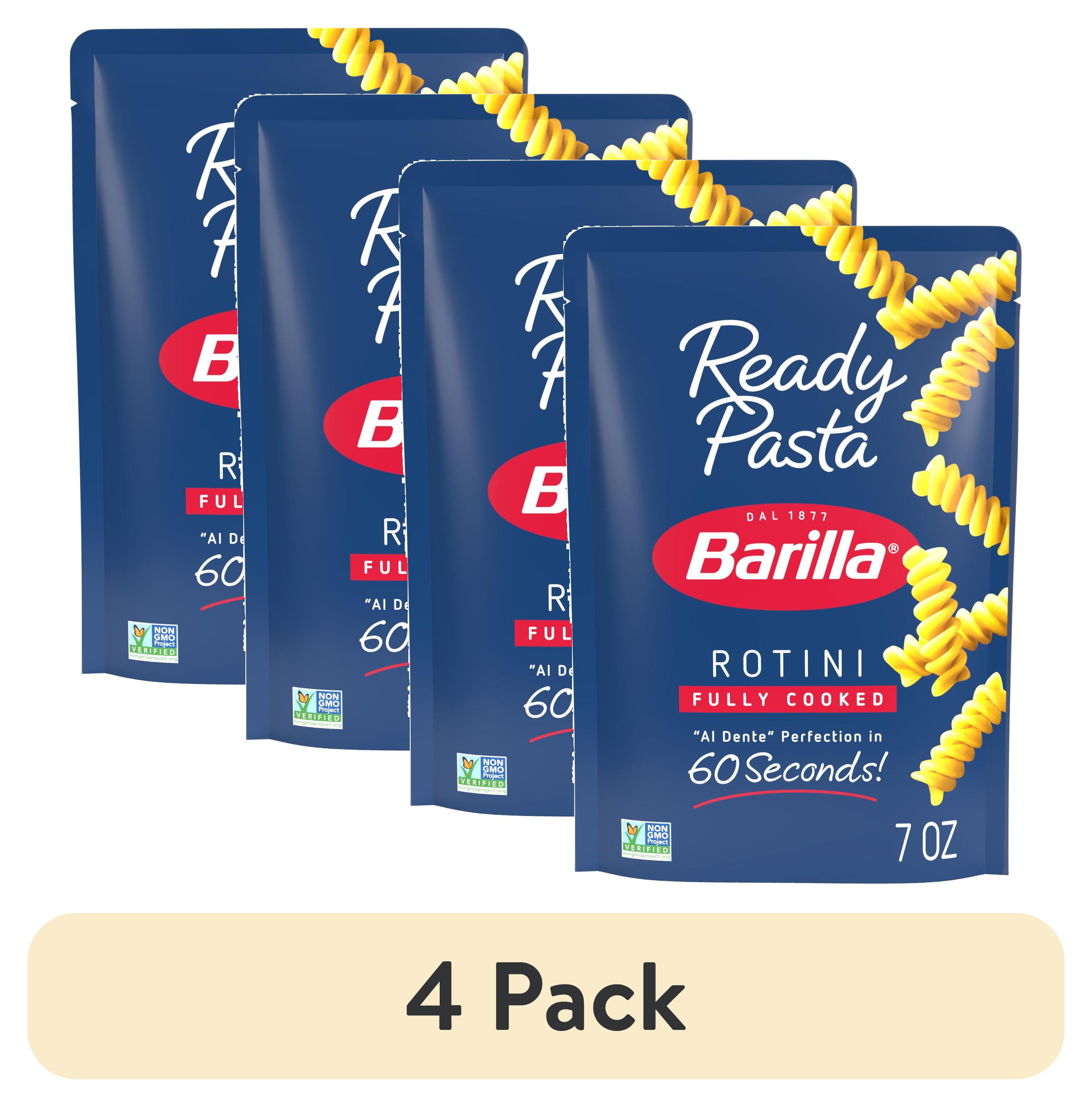 (4 pack) Barilla Ready Pasta Fully Cooked Pasta Rotini, 7 oz - Walmart.com