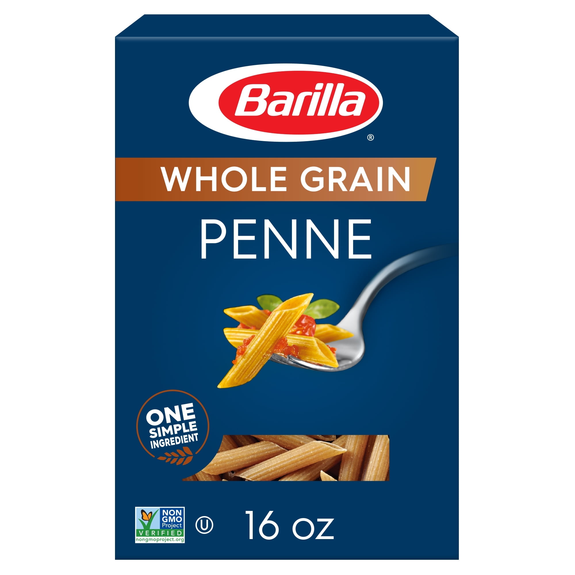 (4 pack) Barilla Whole Grain Penne Pasta, 100% Whole Wheat, 16 oz. Box ...