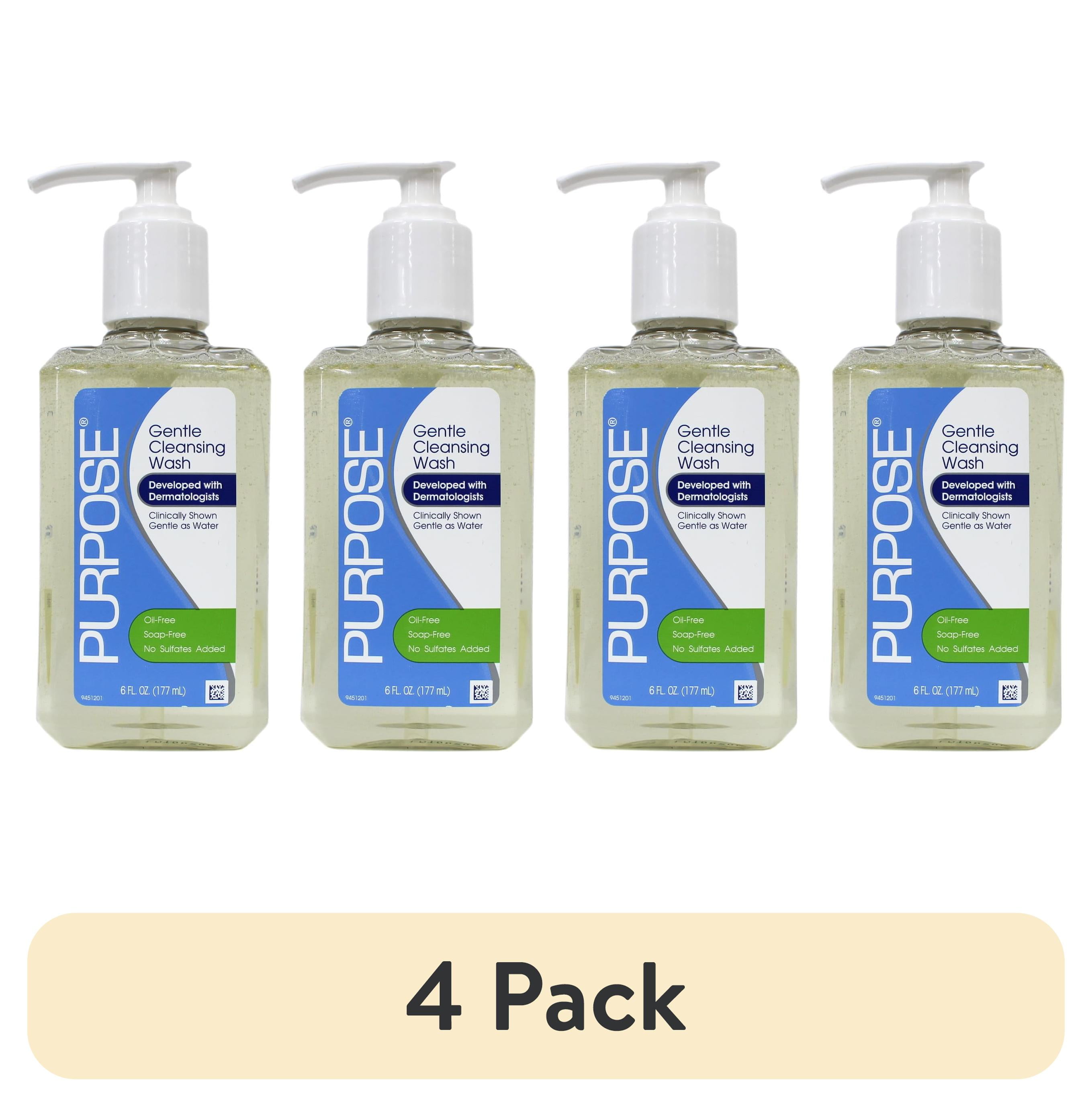 (4 pack) Bausch + Lomb Purpose Skincare Kit: Gentle Cleansing Wash, 6 ...